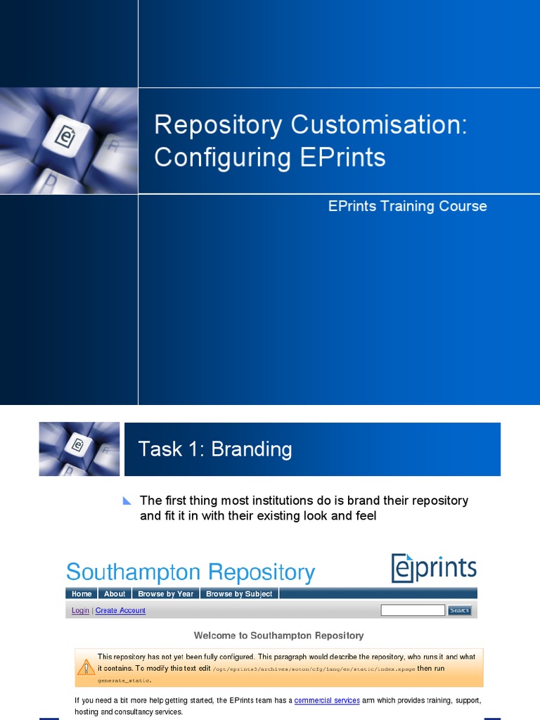 Configuration Tasks | PDF | Html Element | Metadata