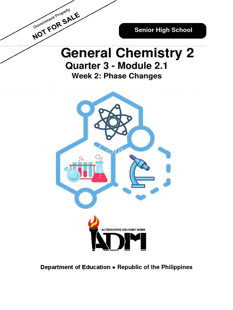 GenChem2 Q3 Module 2.1 Phase Changes v4 | PDF | Phase (Matter) | Liquids