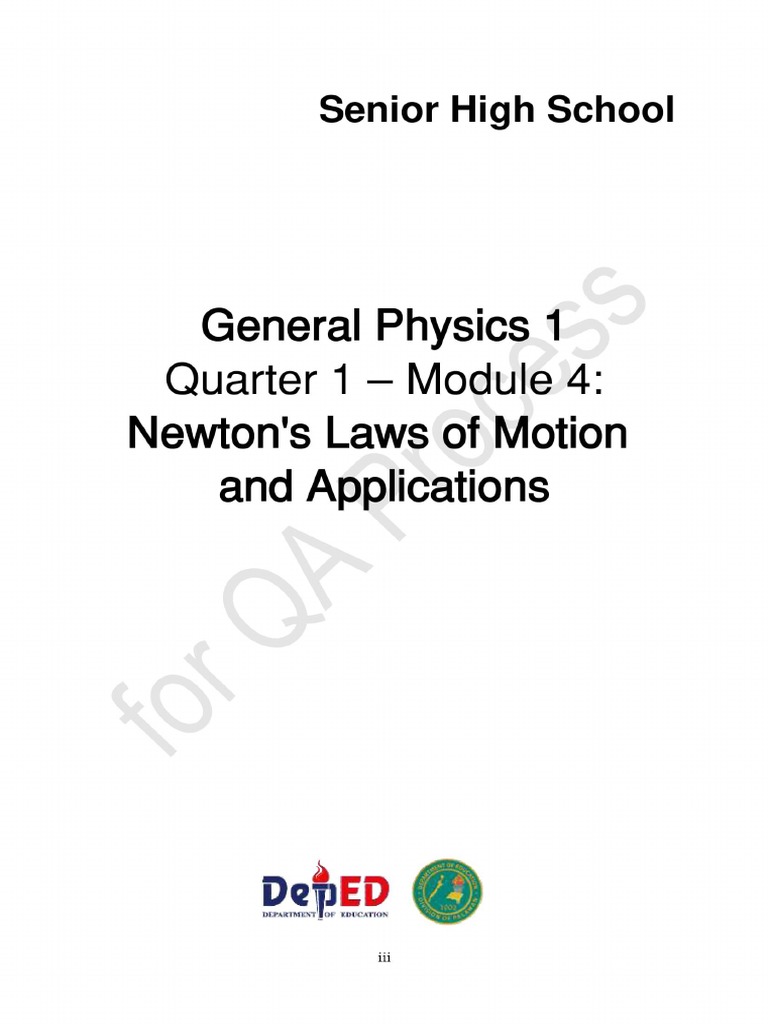 General Physics Module 4 Module 4 (L3-L4) | PDF