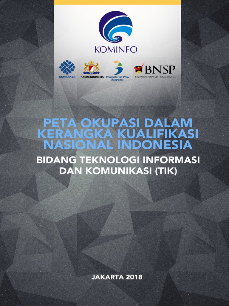 Peta Okupasi Nasional Bidang Tik Kominfo | PDF