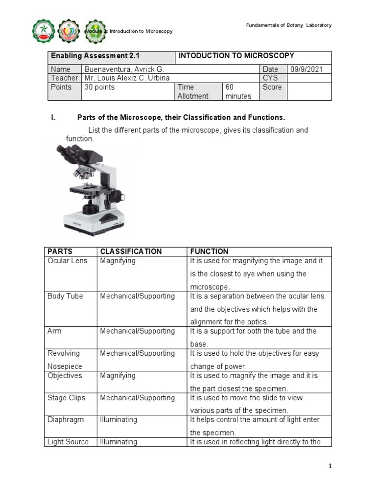 Enabling Assessment 2.1 Intoduction To Micros | PDF | Electrodynamics ...