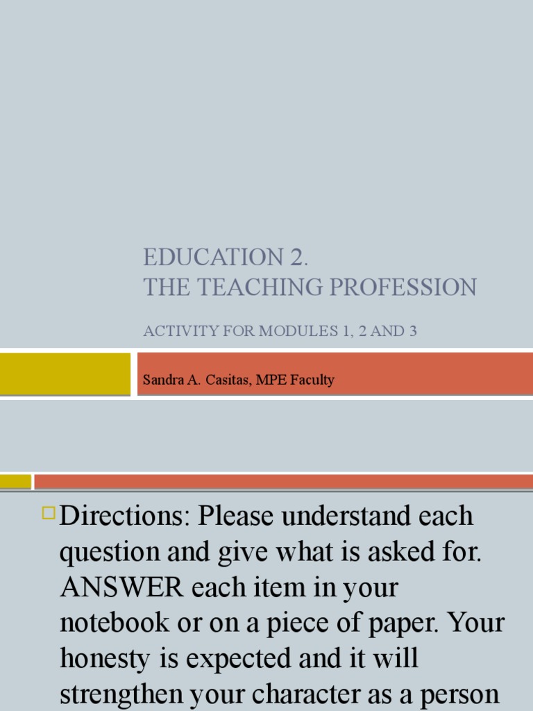 TTP Trivia Questions Review Module 1 2 | PDF | Teachers | Learning