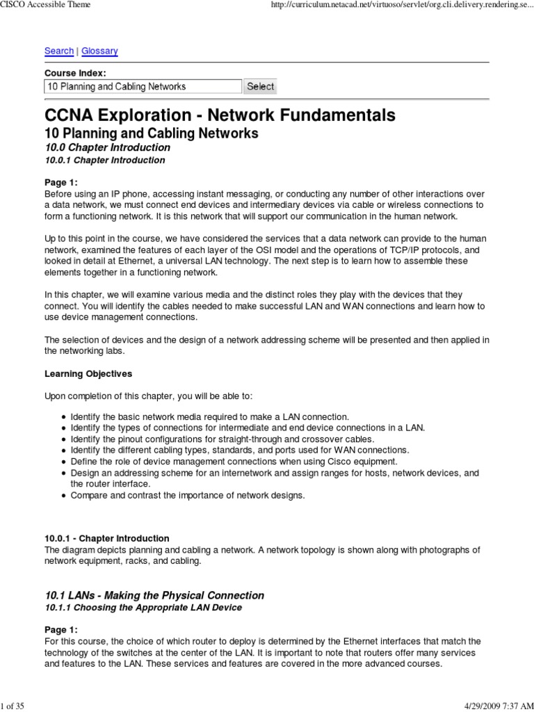 10 Planning and Cabling Networks | PDF | Network Switch | Computer Network