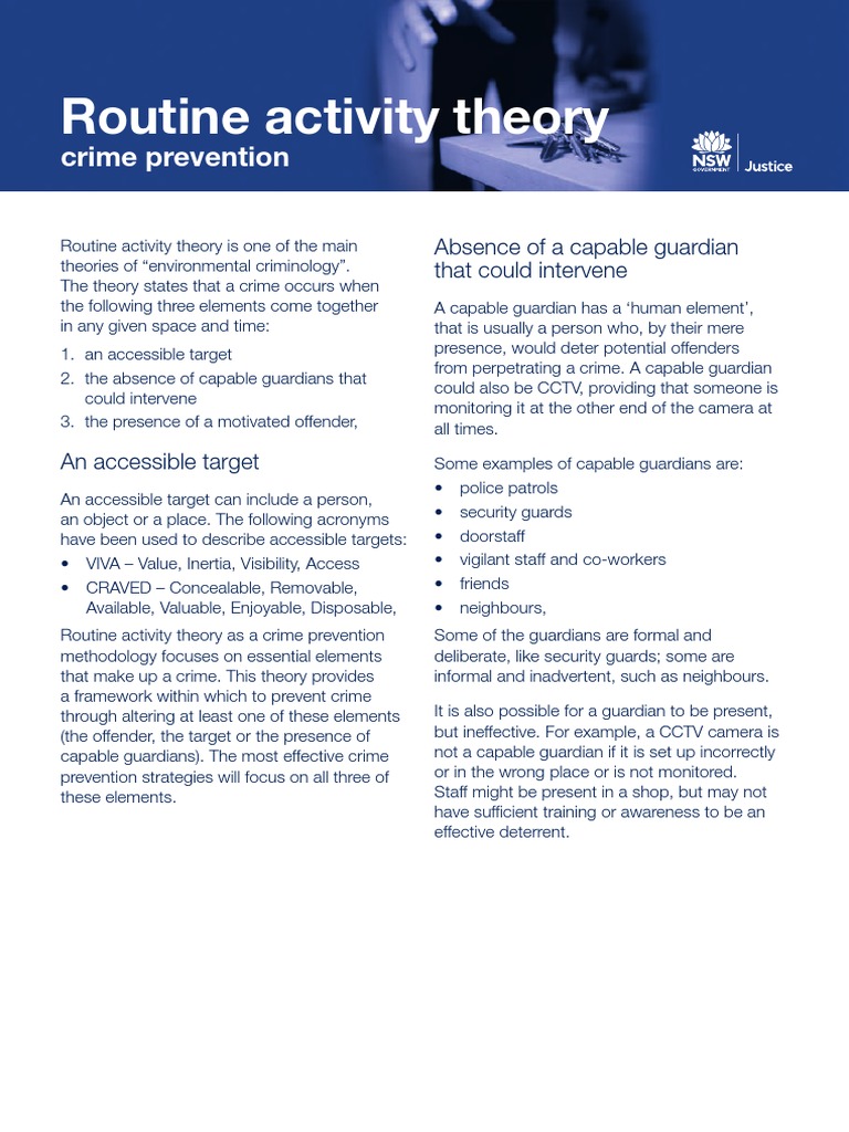 Routing Theory | PDF | Crime Prevention | Crime & Violence