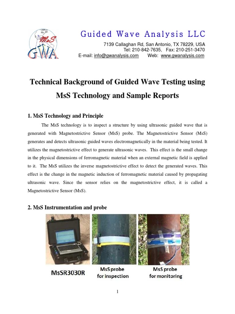 How To Read MSS Report and Report Examples | PDF | Waves | Waveguide