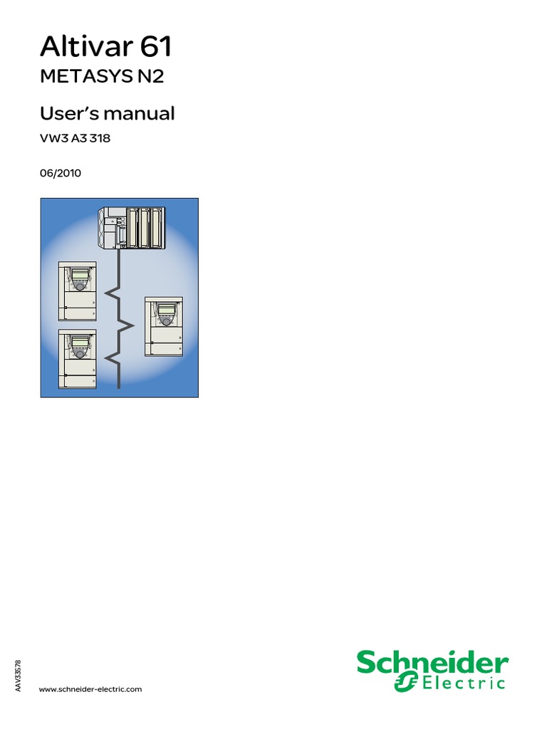 Altivar 61: Metasys N2 User's Manual | PDF | Electrical Wiring | Parameter (Computer Programming)