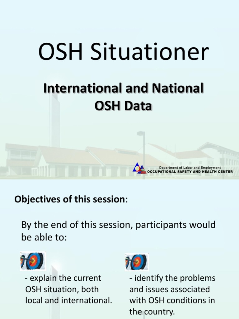 Topic 1 Osh Situationer | Download Free PDF | Health Sciences ...