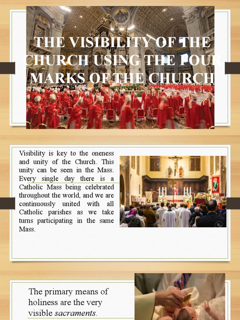 Four Marks of the Church Explained | PDF | Catholic Church | Christian ...