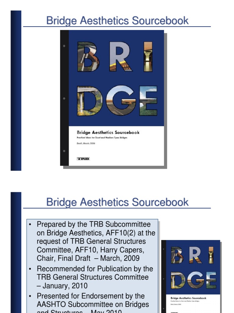 Bridge Aesthetics Guide - Fred Gottemoeller | PDF | Bridge | Civil ...
