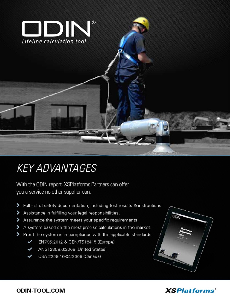 ODIN Leaflet Horizontal Lifeline | PDF