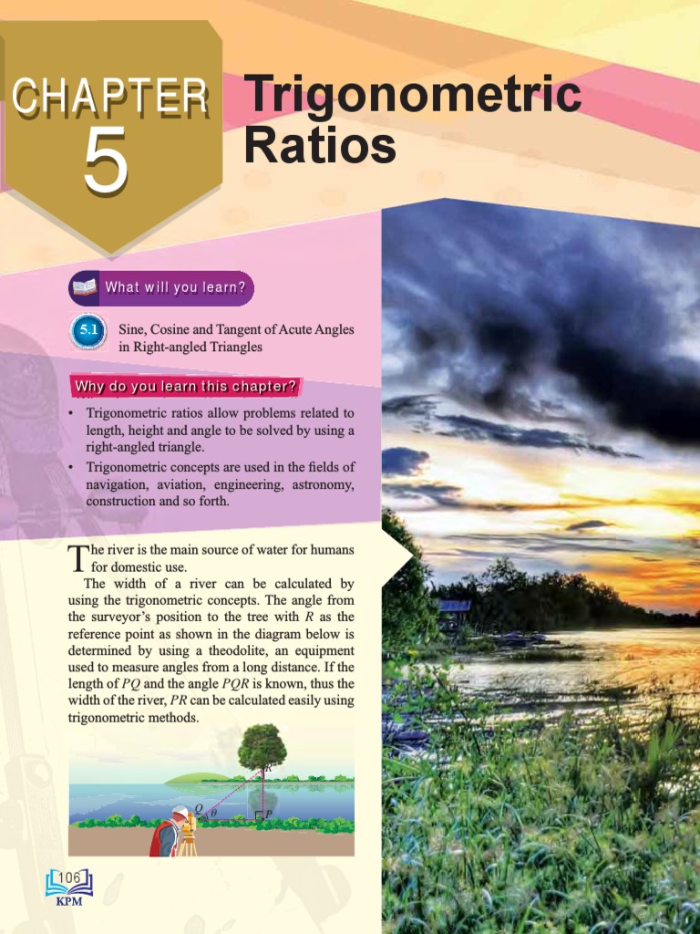 Chapter 5 Trigonometric Ratios | PDF | Trigonometric Functions | Sine