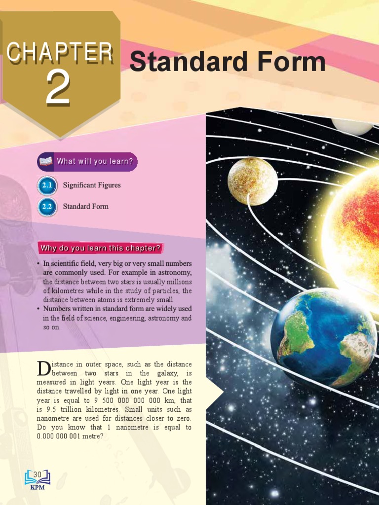 Chapter 2 Standard Form | PDF | Area | Measurement