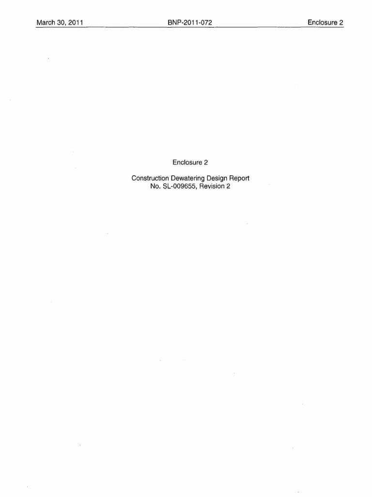 Dewatering Report | PDF | Aquifer | Groundwater