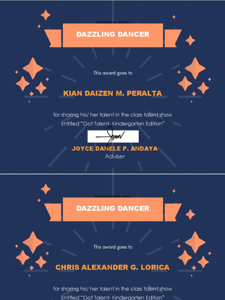 Sample Certificate For Learners | PDF