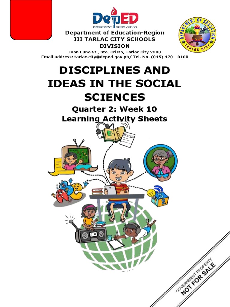 Disciplines and Ideas in The Social Sciences: Quarter 2: Week 10 ...