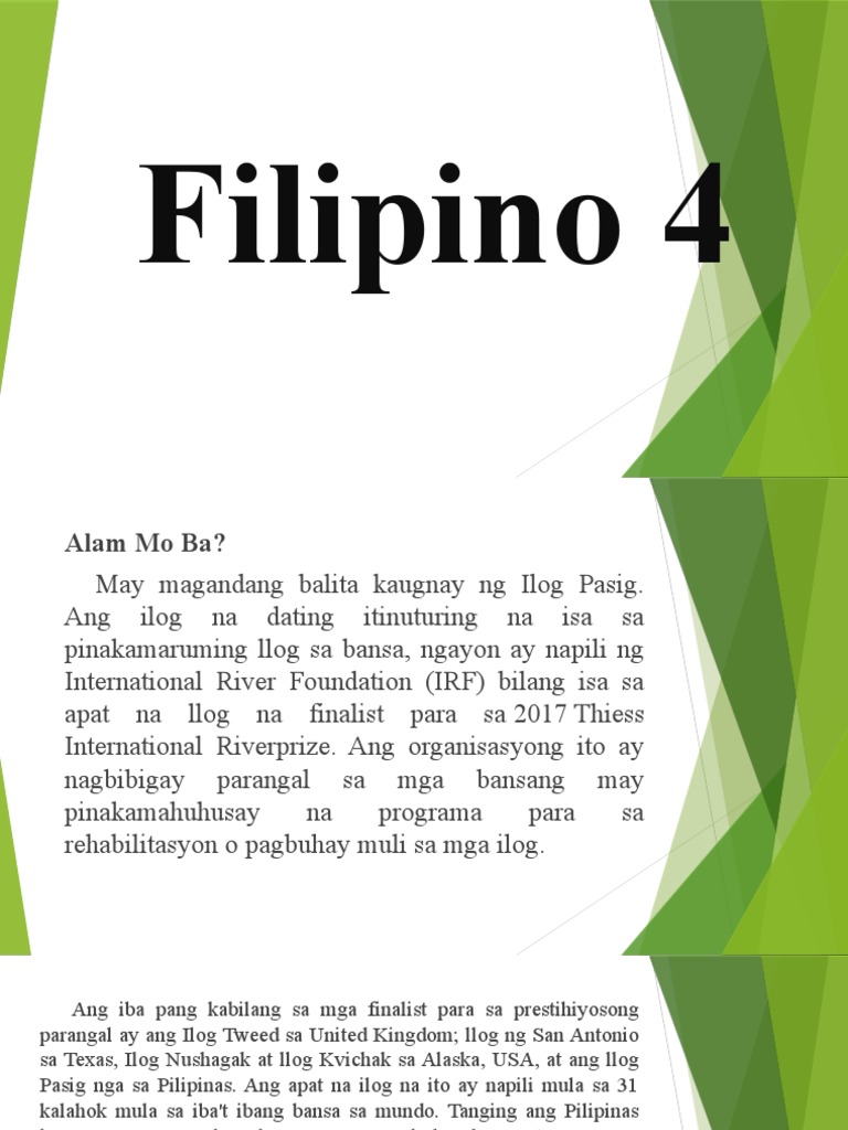 Filipino 4 | PDF