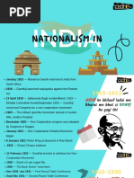All The Important Dates of History Chapter Nationalism in India | PDF