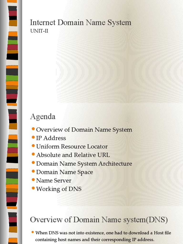 Unit 2 Internet Domain Name System - Revised | PDF | Domain Name System | Ip Address