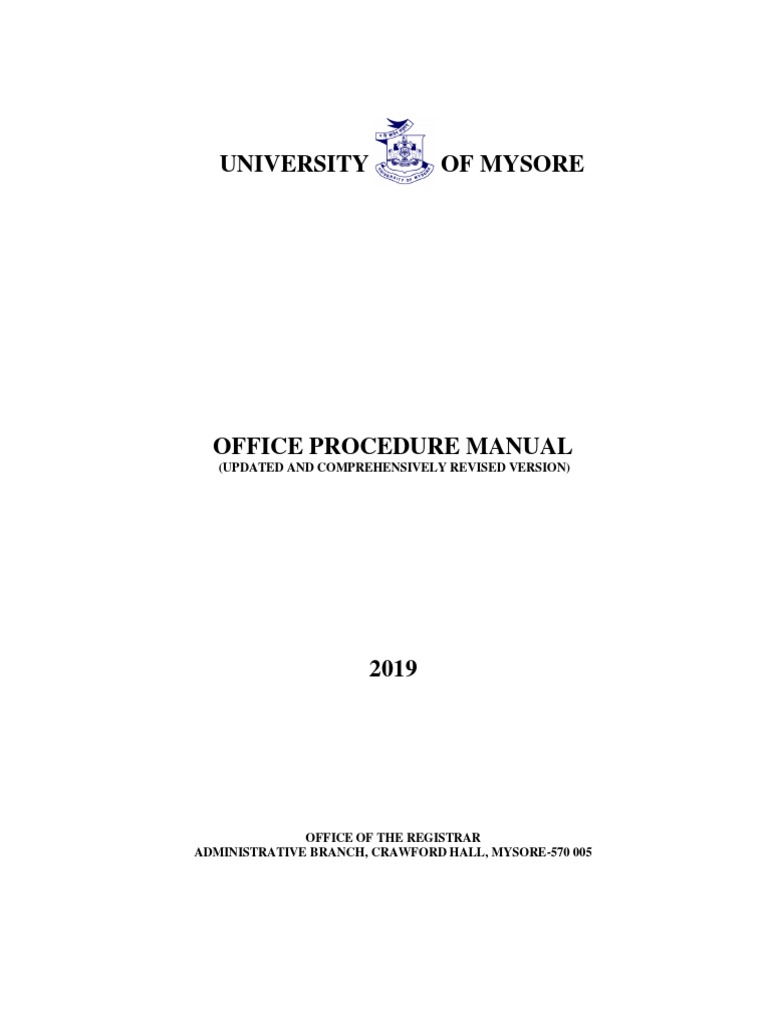 Office Procedure Manual | PDF | Computer File | Mail
