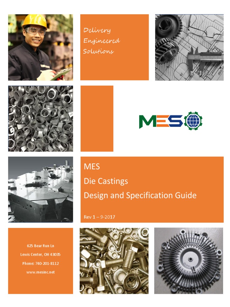 MES Die Castings Design and Specification Guide: Delivery Engineered Solutions | Download Free ...