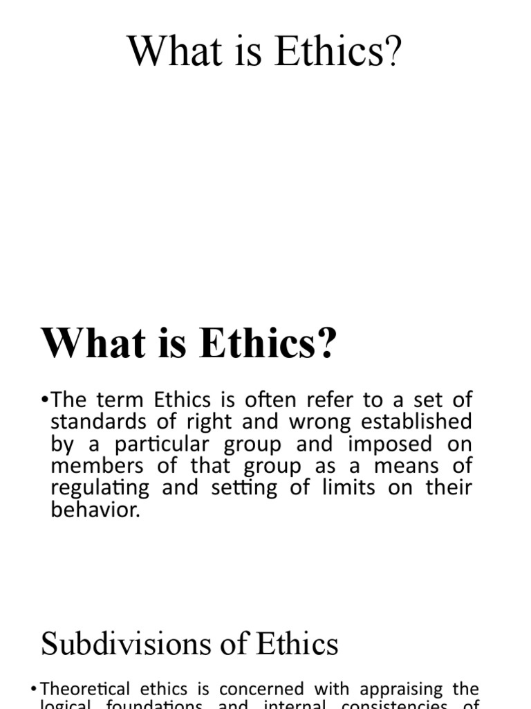 Why Study Ethics | PDF | Morality | Virtue