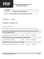 CRLA - ASSESSMENT TOOL For POST TEST | PDF