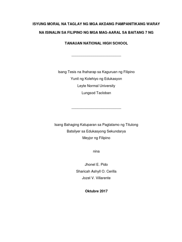 Pamagating Pahina - Abstrak | PDF