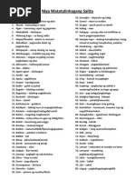Hueteng Numbers With Meaning | PDF