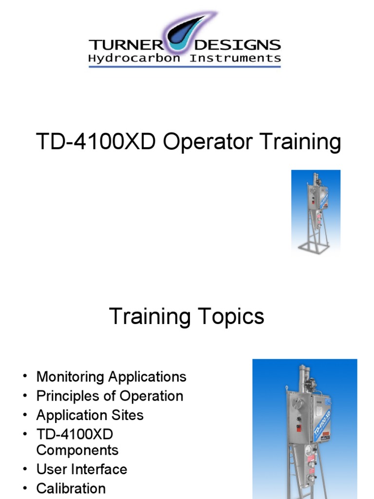 Presentation - TD4100XD Operator Training | PDF | Fluorescence ...