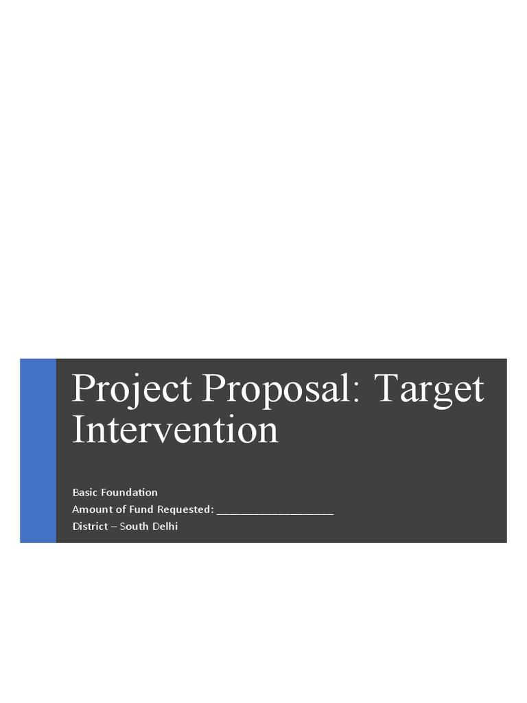 Project Proposal Target Intervention | PDF | Men Who Have Sex With Men ...
