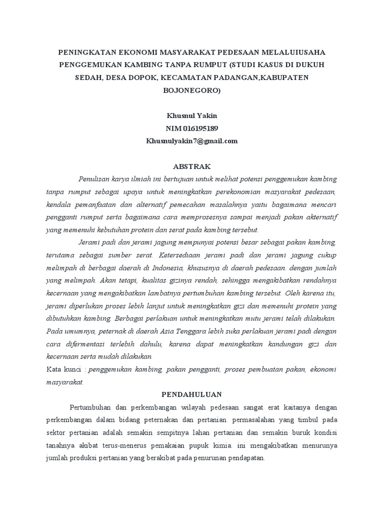 Contoh Karil Ut | PDF