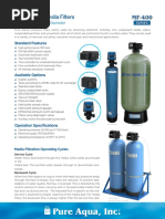 Multimedia FRP Sand Filter Design Table PDF | PDF | Filtration ...