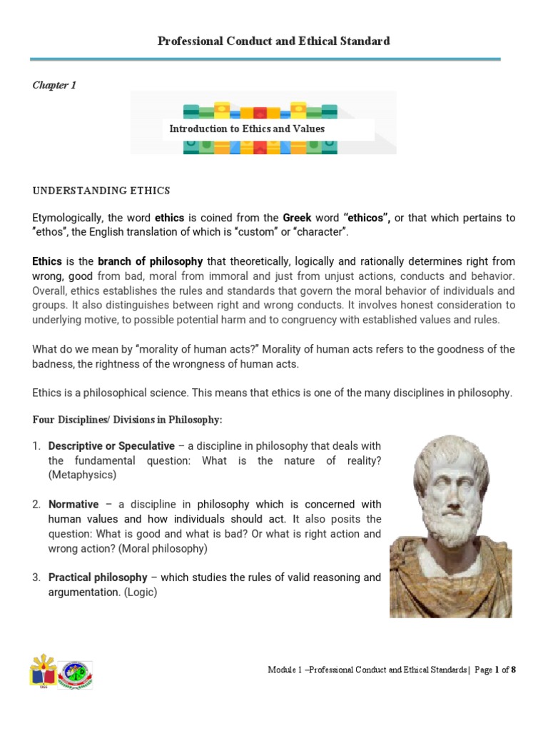 Defining Professional Ethics: Understanding Morality, Values, and the ...