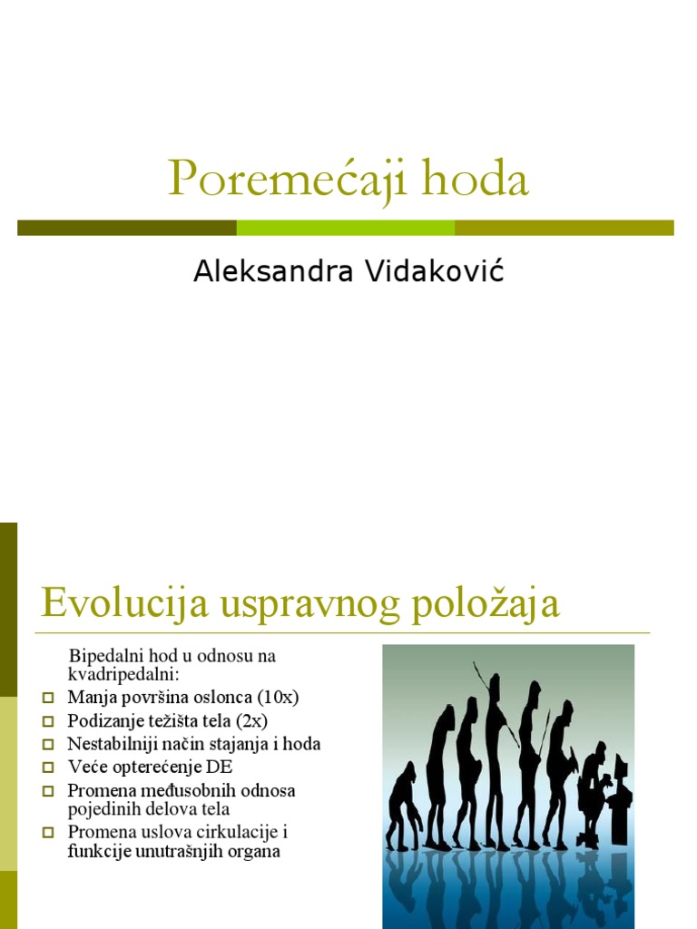 Poremecaji Hoda | PDF