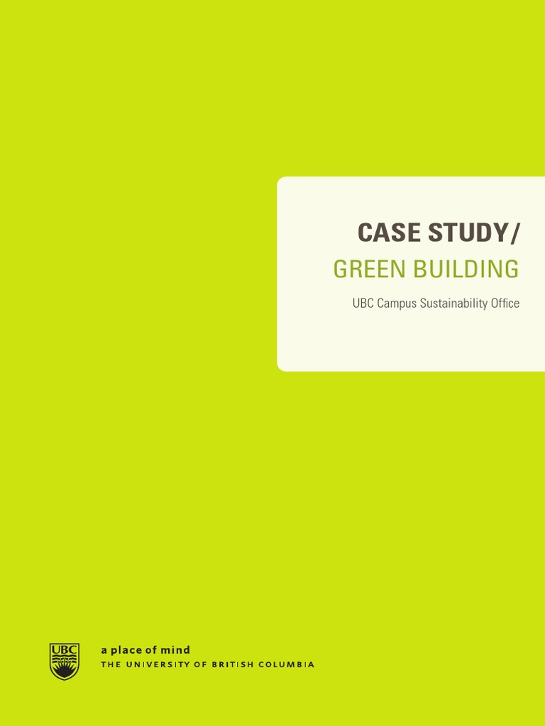 Case Study/: Green Building | PDF | Green Building | Sustainability