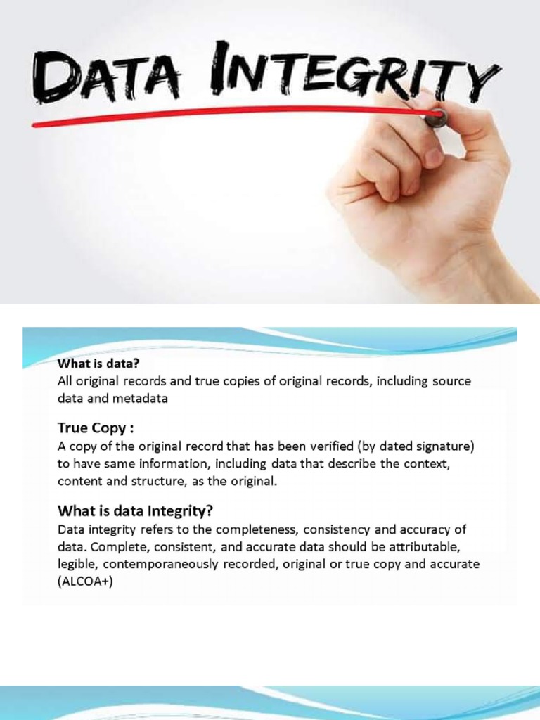 Data Intergrity Training | PDF