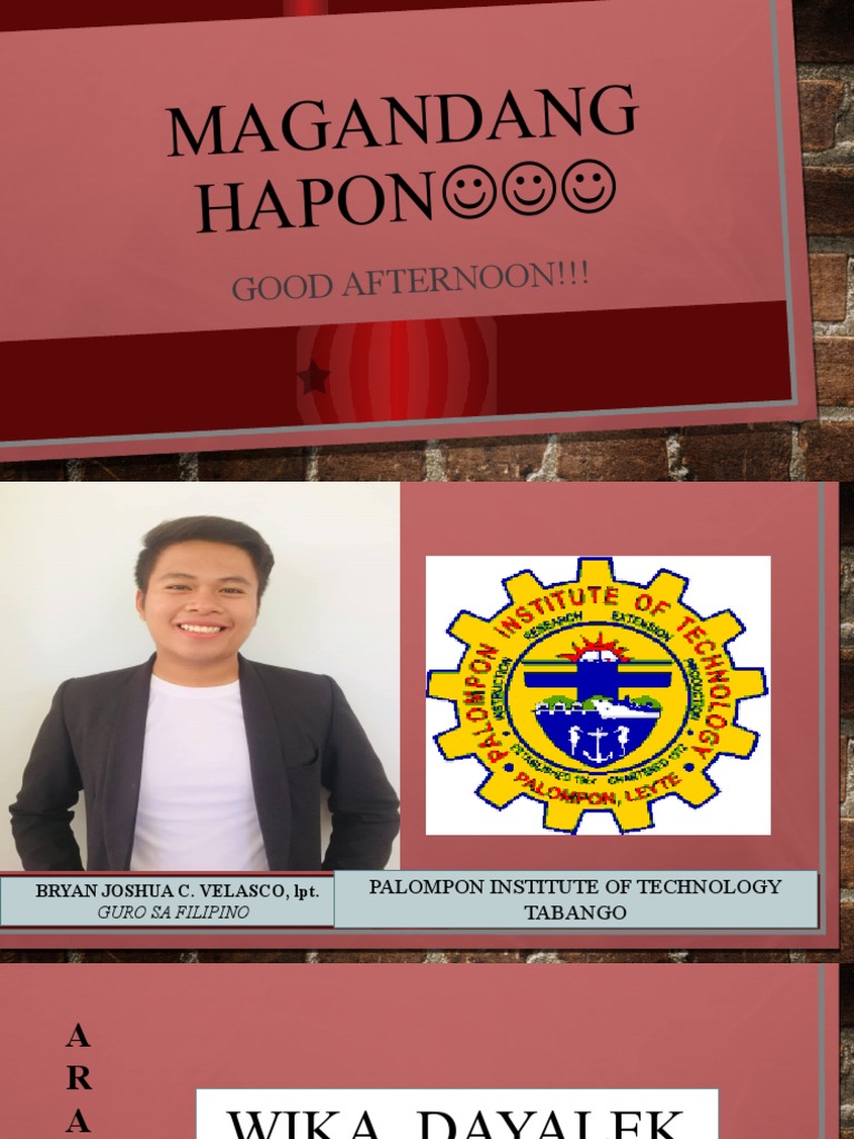 Aralin 2 - Wika, Dayalek at Idyolik | PDF