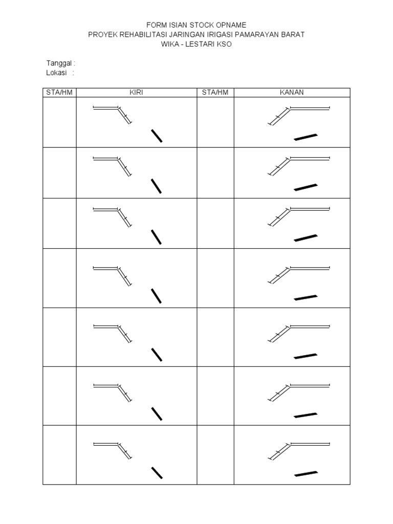 Form Isian Stock Opname | PDF