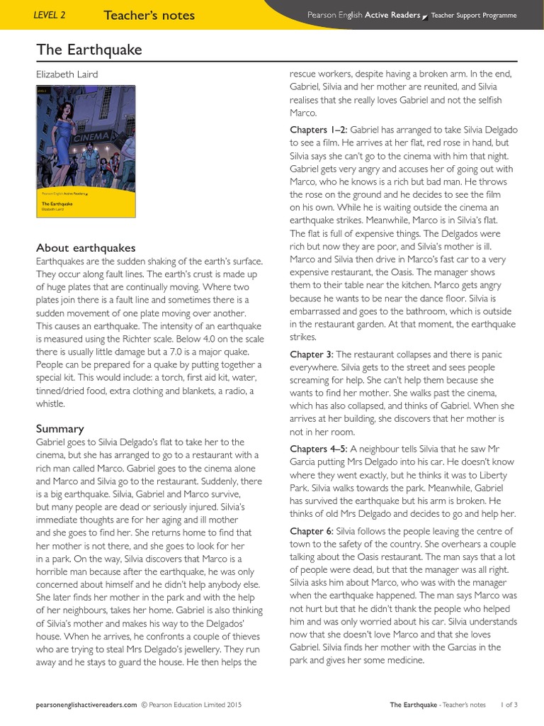 The Earthquake: About Earthquakes | PDF | Earthquakes