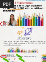 Detailed Lesson Plan in Math 5 - DIVISIBILITY | PDF | Mathematics