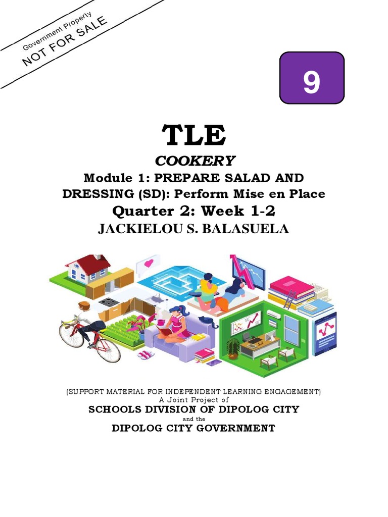 Tle9 q2 Mod1 Cookery | PDF | Salad | Foods