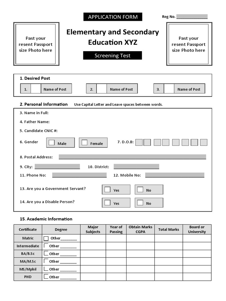Assignment Form | PDF