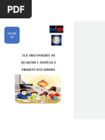 TLE G 10 Quarter 2 Module 1 Cookery Lesson 1 Prepare Vegetable Dishes ...