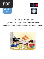 TLE G 10 Quarter 2 Module 1 Cookery Lesson 1 Prepare Vegetable Dishes ...