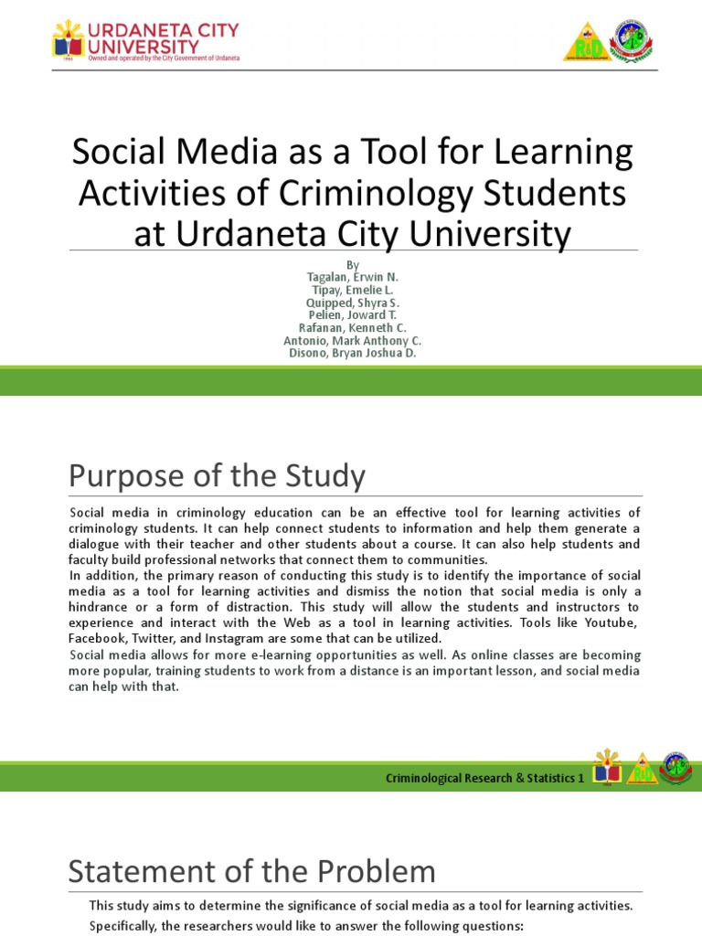 Standard PPT For Title Defense. Tagalan G7 | Download Free PDF | Social ...