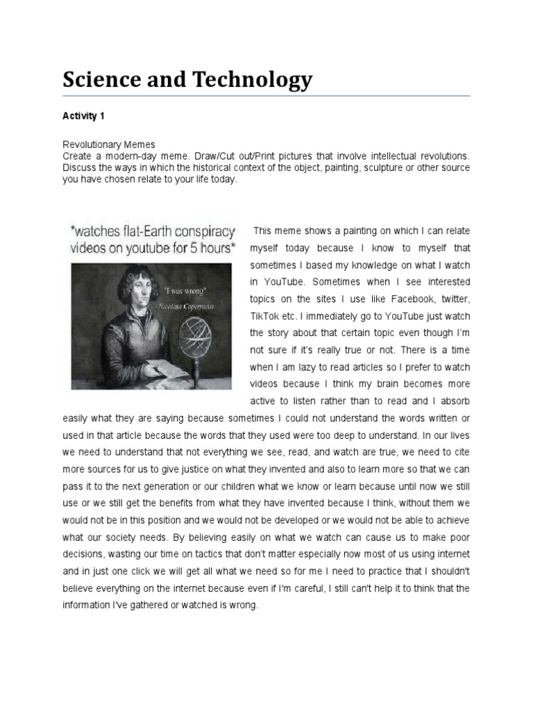 Science and Technology | PDF