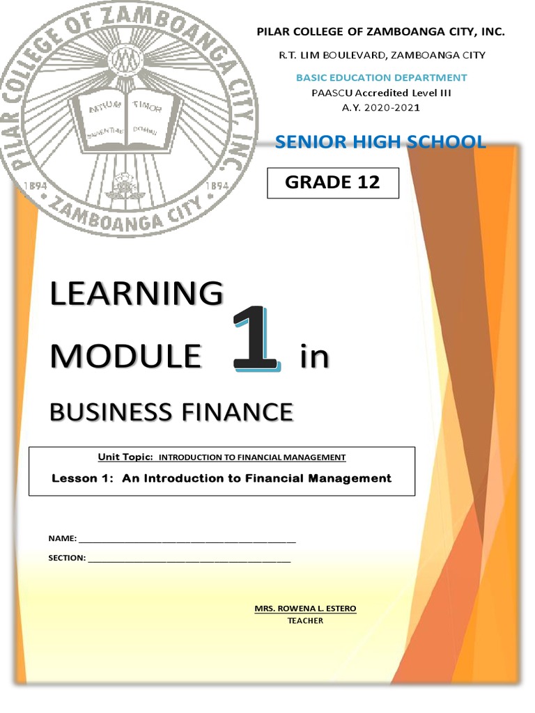 MODULE 1 Business Finance | PDF | Derivative (Finance) | Stocks
