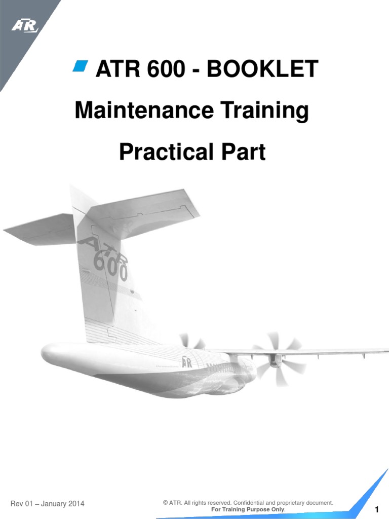 BOOKLET ATR-600 Rev 01-1 (1) (001-025) | PDF | Aircraft Flight Control ...