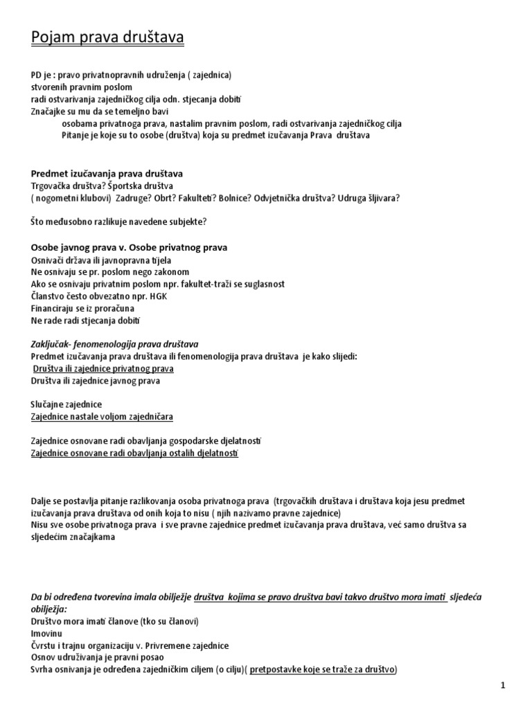 Predavanja 2011. - Skripta | PDF