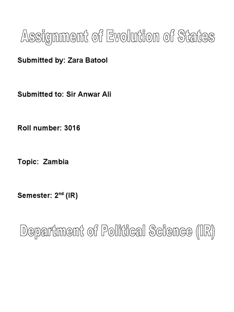 Submitted By: Zara Batool | PDF | Zambia | Judge